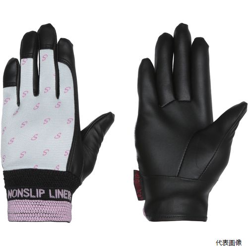 【特長】 ●ノンスリップライナー［［R下］］(日本製素材)を採用した革に匹敵する高機能手袋で、革の持つ強靭さに加えて2倍以上の通気性で手のひらが快適です。 ●高水準の通気性と伸縮性を発揮する甲メリヤスタイプです。 ●メリヤス素材は通気性に優...