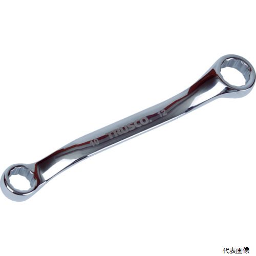 【特長】 ●仕上面は美しく、肌触りが良く重量感があります。 ●ショートタイプで狭小箇所でも使い勝手がいいです。 【仕様】 ●対辺寸法(mm)：12×14 ●全長(mm)：140 【材質／仕上】 ●クロムバナジウム鋼 ●表面処理：三価クロムメ...