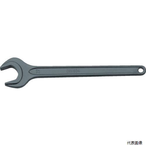 【特長】 ●鍛造で作られているので強靭です。 ●ハンドル部は人間工学に基づいた形状のため、手にフィットしやすくグリップ性も抜群です。 【仕様】 ●二面幅寸法(mm)：41 ●全長(mm)：344 【材質／仕上】 ●クロムバナジウム鋼(Cr-...