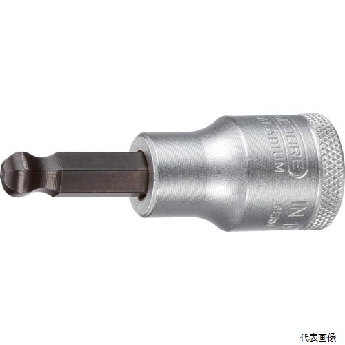 【特長】 ●ローレット加工を施すことで、手回しでも手から滑り落ちにくいです。 ●15〜20°のアングルでも締め付けられます。 【仕様】 ●差込角(mm)：12.7 ●対辺寸法(mm)：14 ●ビット長さ(mm)：20 ●全長(mm)：60 ...