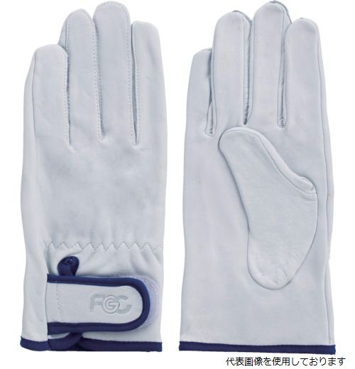 【特長】 ●牛本革で引裂き強度に優れ、しなやかで手になじみます。 ●袖口マジック式で手首にフィットします。 【用途】 ●電気配線、組立作業に。 【仕様】 ●色：ホワイト ●サイズ：M ●全長(cm)：21.0 ●手のひら周り(cm)：21....