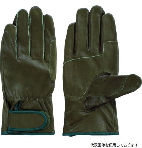 【特長】 ●国産牛革使用で手によく馴染みます。 ●袖口マジック式でフィット感に優れています。 【用途】 ●防衛省納品、建築・土木、電気工事・荷役。 【仕様】 ●色：国防 ●サイズ：M ●全長(cm)：22.0 ●手のひら周り(cm)：21....