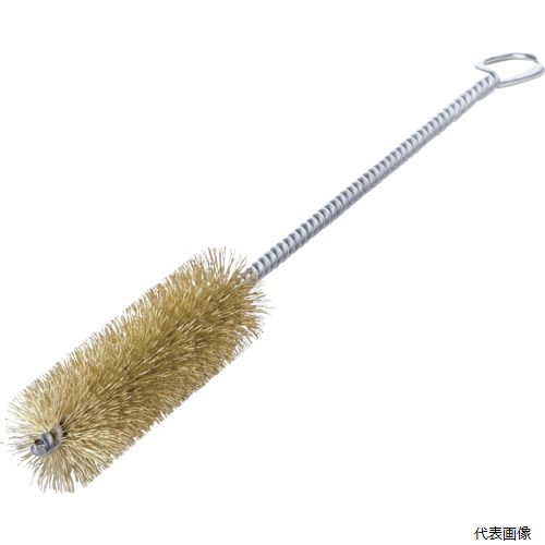 【特長】 ●手作業用ワイヤブラシです。 ●高品位の線材を使用しており、耐久性に優れ、長寿命です。 【用途】 ●チューブや配管等のバリ取り作業に。 【仕様】 ●毛材：真鍮 ●線径(mm)：0.1 ●全長(mm)：300 ●外径(mm)：6 ●...