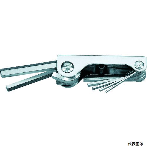【特長】 ●ナイフ式で、持ち運び、保管用に最適です。 【仕様】 ●セット内容(本)：7 ●セット内容(mm)：2.5、3.0、4.0、5.0、6.0、8.0、10.0 ●タイプ：ナイフ式 ●本体寸法：113mm 【材質／仕上】 ●クロムバナ...