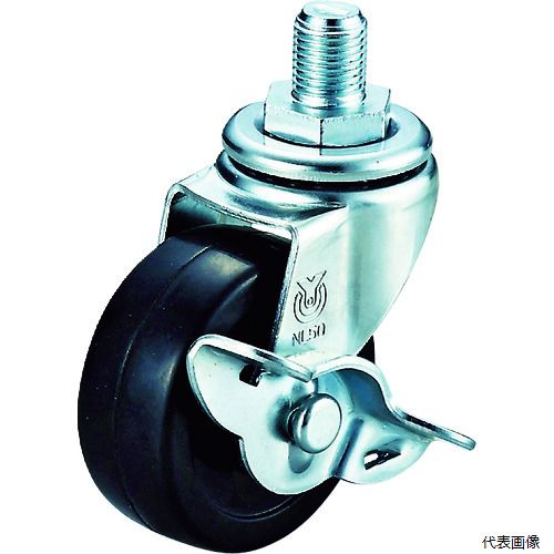 【特長】 ●標準的な小型キャスターで、軽量物運搬用のワゴンやラックなどに最適です。 【用途】 ●台車や家具、什器に。 【仕様】 ●許容荷重(daN)：30 ●許容荷重(kgf)：30.6 ●車輪径D(mm)：50 ●車輪幅(mm)：20 ●...