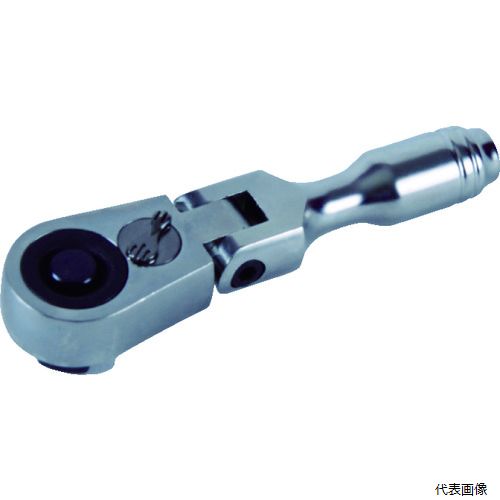【特長】 ●頭部がフレキシブルに振れることができ、狭い箇所などでの作業に最適です。 ●72歯のギアを採用し、狭い場所での作業を可能にしました。 ●ショート(スタビー)タイプです。 【仕様】 ●歯数(枚)：72 ●差込角(mm)：凸6.35 ...