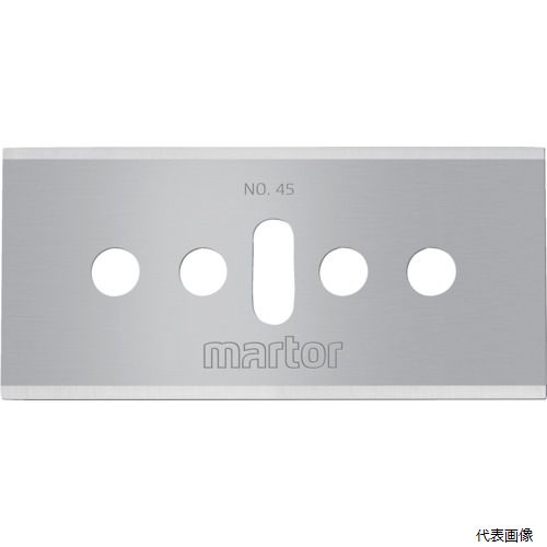 【特長】 ●セーフティカッター用替刃です。 【仕様】 ●刃厚(mm)：0.30 ●適合本体：445・447・175001 ●刃厚：0.30mm 【材質／仕上】 ●合金工具鋼 【入数】 ●1箱/10枚 他のサイズはこちら 在庫のない商品は検索...