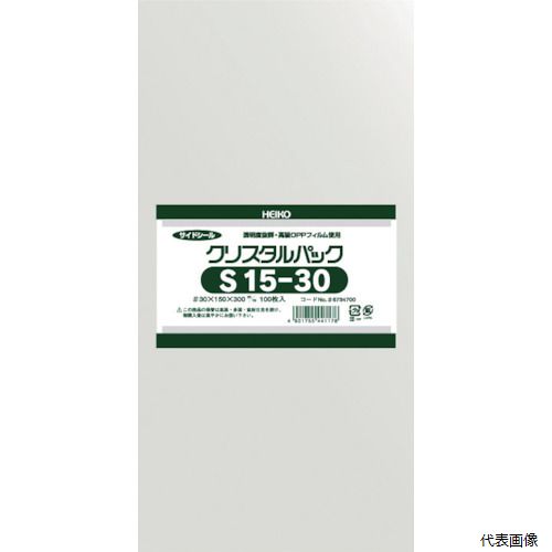 【特長】 ●クリスタルパックはつやがあり透明感抜群の国産高級OPPフィルムを使用した袋です。 ●すべりが良く作業効率もバツグンです。 ●袋の両側を熱圧着して製造する為、のりしろが発生しないので中身が綺麗に見えます。 【用途】 ●各サイズに合...