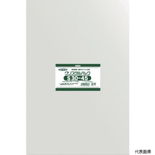 【特長】 ●クリスタルパックはつやがあり透明感抜群の国産高級OPPフィルムを使用した袋です。 ●すべりが良く作業効率もバツグンです。 ●袋の両側を熱圧着して製造する為、のりしろが発生しないので中身が綺麗に見えます。 【用途】 ●各サイズに合...