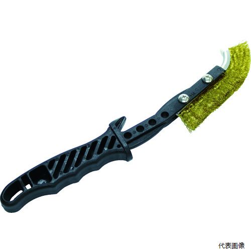 【特長】 ●簡単に交換できるチャンネルブラシです。 ●手になじみやすい形状のデザインを採用しています。 ●作業現場で頻繁に使用される方にお勧めです。 ●従来品ではカシメの部分を広げて交換する必要があり、手間がかかっていたものを解消しています...