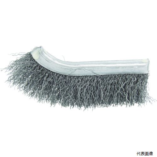 【特長】 ●先のブラシ部分のみです。 【用途】 ●金属面のサビ取り、バリ取り、塗装はく離など。 【仕様】 ●毛材：ワイヤー鋼線 ●行数(行)：1 ●線径(mm)：0.2 ●植付(mm)：70 ●毛丈(mm)：18 ●全長(mm)：60 ●幅...