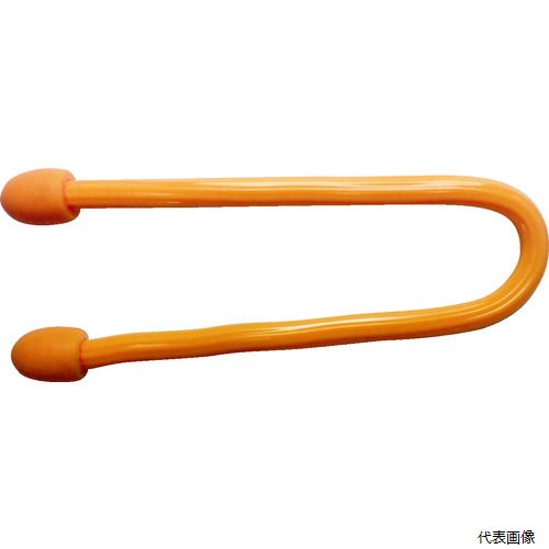 【特長】 ●簡単な結束や簡易フックなどさまざまな用途に使用できる結束具です。 ●芯材は特殊な金属のため、簡単に曲げたり、ねじったりと自由に変形させて繰り返し使用できます。 ●カラフルな樹脂コーティング被膜により耐久性にも優れています。 【用...