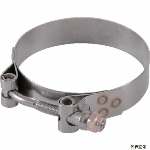 【特長】 ●標準タイプのホースクランプです。 【用途】 ●一般産業、自動車関連用。 【仕様】 ●最大径(mm)：42 ●最小径(mm)：38 ●バンド幅(mm)：19 ●厚さ(mm)：0.7 ●締付トルク(N・m)：15 ●6角ナット：11...