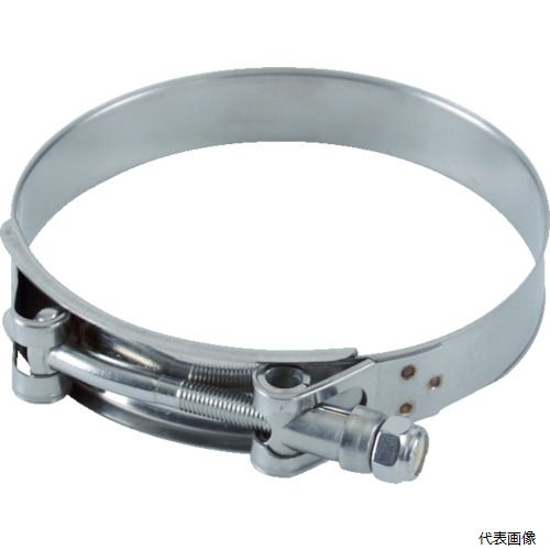 【特長】 ●標準タイプのホースクランプです。 【用途】 ●一般産業、自動車関連用。 【仕様】 ●最大径(mm)：46 ●最小径(mm)：41 ●バンド幅(mm)：19 ●厚さ(mm)：0.7 ●締付トルク(N・m)：15 ●6角ナット：11...