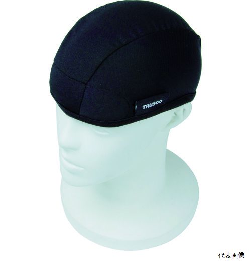 【特長】 ●ひたい部分の汗パッドで作業中に汗が垂れません。 ●速乾性に優れている素材を使用しています。 ●黒色なのでヘルメット着用時も目立ちません。 ●色：ブラック ●サイズ：フリー 【材質／仕上】 ●ナイロン、ポリウレタン、ポリエステル ...