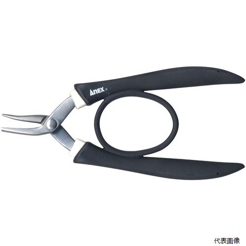 【特長】 ●グリップ部には手にやさしいエラストマー樹脂を使用し、柔らかな感触での開閉を実現しています。 ●アクセサリー製作で使用する9ピン・Tピンの曲げが簡単にできるピン曲げ専用工具です。 ●滑りにくく、手にやさしいラバーグリップ付です。 ...