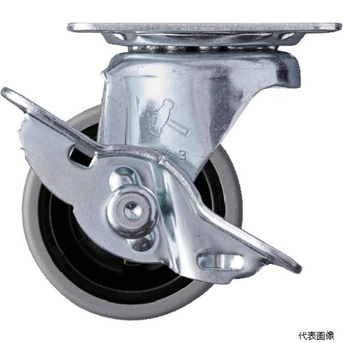 【特長】 ●エラストマー材質でマーキング問題も解消する、コストパフォーマンスモデルです。 ●硬質車輪に無いソフトで静かな走行性能を実現しました。 ●RoHS適合品です。 【仕様】 ●許容荷重(daN)：30 ●許容荷重(kgf)：30.6 ...