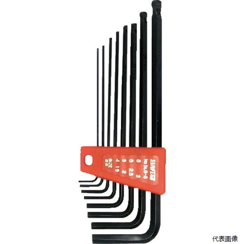 【特長】 ●ボールポイントの先端加工により、障害物を避け斜めからでも連続してまわせます。 ●軸全体が六角軸なので、使いすぎで先端が磨耗した場合でも、切断することにより六角レンチとして使用出来ます。 【用途】 ●自動車関連・工場内作業などの六...