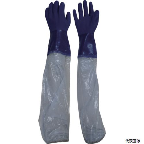 【特長】 ●手袋部の耐油性を強化したタイプです。 ●手袋部は塩化ビニールをコーティングしているため、天然ゴム製の手袋に比べて油に強く、耐摩耗性に優れています。 ●裏布に13ゲージの縫い目のないシームレス編手を使用しており、手触りがよく作業性...