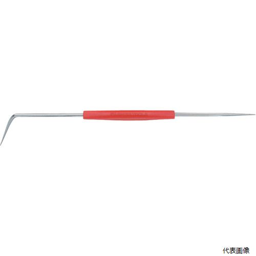 【特長】 ●刃先は特殊鋼です。 ●クロームメッキ仕上げです。 ●グリップはナイロン製です。 【仕様】 ●全長(mm)：220 ●軸径(mm)：3.5 ●グリップ径(mm)：9.5 【材質／仕上】 ●本体：快削鋼 ●グリップ：プラスチック 【...