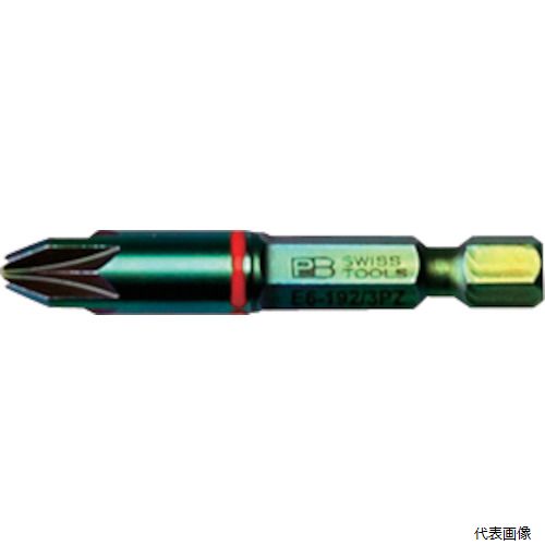 【特長】 ●強度と精度に優れた差込角1/4インチ(6.35mm)の段付きポジドライブビットです。 【仕様】 ●刃先：PZ3 ●全長(mm)：50 ●シャンク径(mm)：6.35 【材質／仕上】 ●特殊鋼 ●プラズマコート 【入数】 ●1本 ...