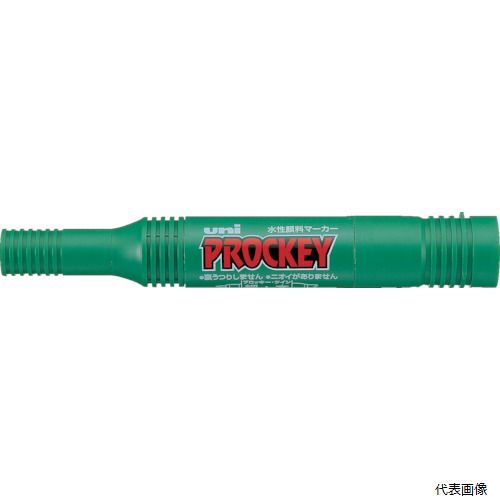 【特長】 ●金属、ガラス、プラスチックなどに書け、イヤな臭いがありません。 ●紙に強く、裏うつりしません。 【用途】 ●工業用として各種素材・部品へのマーキング・識別用。 【仕様】 ●インク色：緑 ●文字サイズ：細字丸芯+太字角芯 ●色：緑...