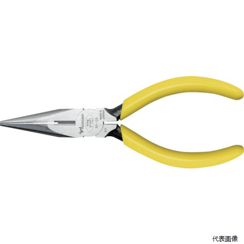 【特長】 ●電気工事や針金の切断、金属板の折り曲げに便利です。 【仕様】 ●全長(mm)：140 ●切断能力(mm)軟鉄線：φ1.8 ●切断能力(mm)銅線：φ2.6 ●先端部ギザ付 ●JIS認証取得（RP-150のみ） 【材質／仕上】 ●...