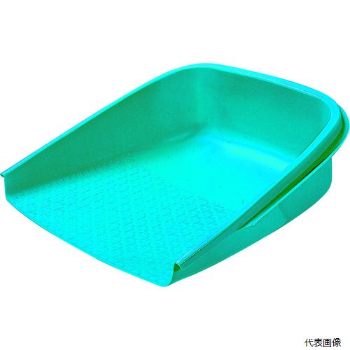 【特長】 ●大型チリトリとしてはもちろん、園芸造園作業や砂利すくいにもご使用いただけます。 ●目立つ色のため、同化しにくく置いた場所がすぐにわかります。 ●農業・造園・清掃作業等に幅広く使用されています。 ●色：青 ●幅(mm)：520 ●...