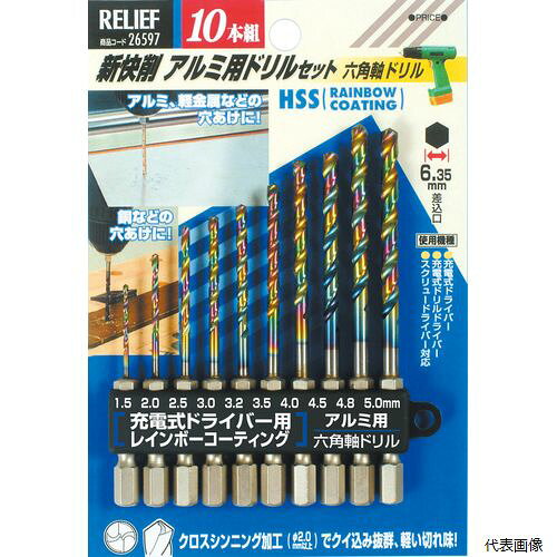 【送料について】 北海道、沖縄、離島は別途送料がかかります【特徴・用途】 クロスシンニング加工と大きなネジレ角形状でスムーズに穴あけ作業ができます。ネジレ角を大きくすることにより軽く速く穴あけ作業できる。コーティングによりアルミの溶着が少な...