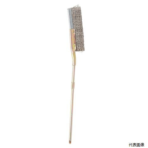 【送料について】 北海道、沖縄、離島は別途送料がかかります【特徴・用途】 スリムな毛先とグリップで、狭い箇所の作業に最適です。ステンレス・アルミ製品のサビ取り、ペンキはがしなどに。 【仕様】 毛材：ステンレス線。全長：215mm。線径：0....