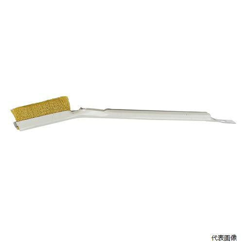 【送料について】 北海道、沖縄、離島は別途送料がかかります【特徴・用途】 スチール製グリップで、軽量かつ耐久性に優れています。真鍮・銅製品の磨きだしに。 【仕様】 毛材：真鍮線。全長：270mm。線径：0.15mm。毛丈：18mm。 【商品...