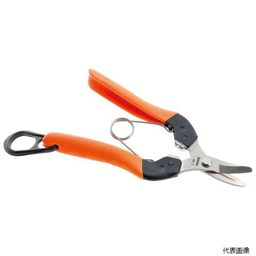 【仕様】 ●ニッケルメッキ ●曲刃 【用途】 ●みかん、柿、梨、トマト 【特長】 刃部につるつる加工を施した収穫物を傷つけにくいハサミ。カチカチしないクッション付そり刃 刃部を表面、側面、裏面すべてを極限までつるつるにして収穫物を傷つけにく...