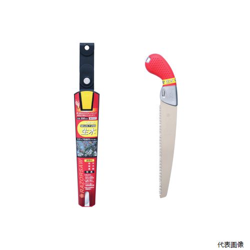 【特長】 ・生木専用タイプです。生木全般(枝木・樹木・果樹)に使用できます。特に太枝切りに最適です。 ・グリップ本体内蔵のリューズによる替刃システムは、工具を必要とせずスピーディーで確実な替刃の交換が可能です。 ・鋸をケースに入れるだけでロ...