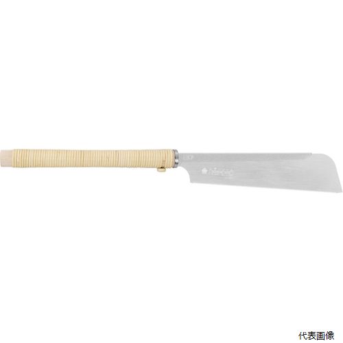 【特長】 ・細工用鋸。一般木材・合板・集成材・竹細工まであらゆる仕上加工に最適です。 ・刃先は衝撃焼入れを施し永切れします。また刃全体に無電解ニッケルメッキを施しているので錆難いです。 【製品サイズ】 H540mm×W60mm×D25mm ...