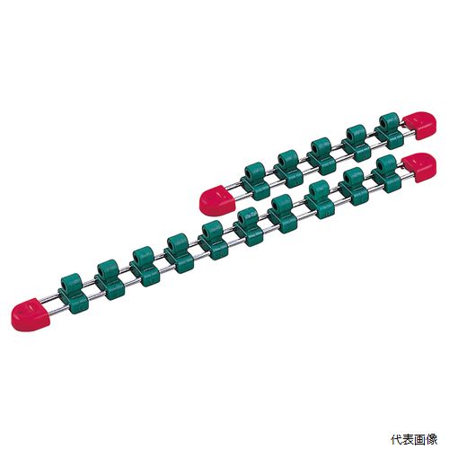 【特長】 ●ホルダーの形状変更により、当社従来品よりソケットが差込みやすく外しやすい。しかもソケット保持力はアップ。(持運び時抜けにくい) ●差込角別にホルダーのカラーリングを設定。 ●インパクトレンチ用ソケットのピン・リングを装着したまま...