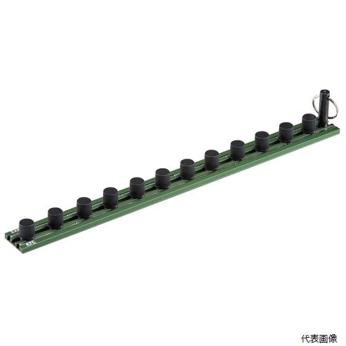【特長】 ●磁力でソケットを固定するソケットホルダー。 ●クリップは丸形状のため、差込角の向きを気にせずソケットを簡単に固定。 ●強力マグネットでレールがしっかり固定されるため、レールを支えず片手でもソケットが取り外せる。 ●ケース側面など...