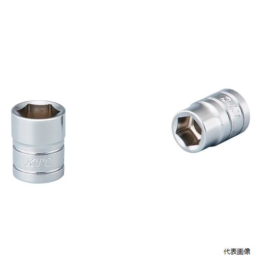 【特長】 ●面接触タイプです。 ●六角ソケットです。 【仕様】 ●差込角(sq.)：6.3 ●サイズ(S；mm)：8 ●ソケット部外径(D1；mm)：12 ●差し込み部外径(D2；mm)：13 ●深さ(H；mm)：5.5 ●全長(L；mm)...