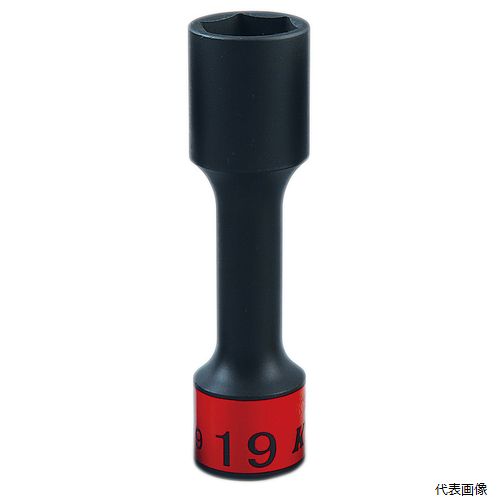 【特長】 ●差込角12.7sq.インパクトレンチ用ホイールナットソケットです。 ●自動車ホイールナットの締め、緩めに使用する専用ソケットレンチです。 ●薄肉でロングタイプです。 ●めっきナット・塗装ナットにやさしいゴムクッション付です。 ●...
