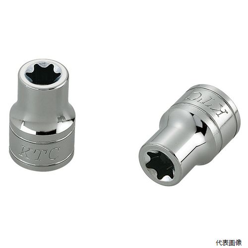 【特長】 ●差込角9.5sq.のE型トルクスレンチです。 【仕様】 ●差込角(sq.)：9.5 ●呼び：E12 ●ソケット部外径(D1；mm)：15.5 ●差し込み部外径(D2；mm)：17 ●全長(L；mm)：27 ●重量(g)：28 【...