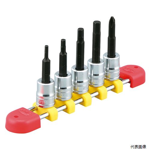 【特長】 ●ビットの交換が可能です。 ●差込角6.3sq.のヘキサゴンビットソケットセットです。 【仕様】 ●差込角(sq.)：6.3 ●重量(g)：245 【セット内容/付属品】 ヘキサゴンビットソケット(BT2-03・04・05・06)...