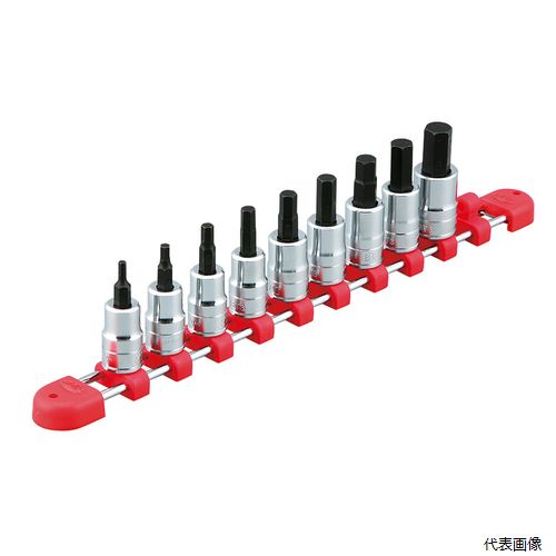 【特長】 ●ビットの交換が可能です。 ●差込角9.5sq.のショートヘキサゴンビットソケットセットです。 【仕様】 ●差込角(sq.)：9.5 ●重量(g)：620 【セット内容/付属品】 ショートヘキサゴンビットソケット(BT3-03S・...
