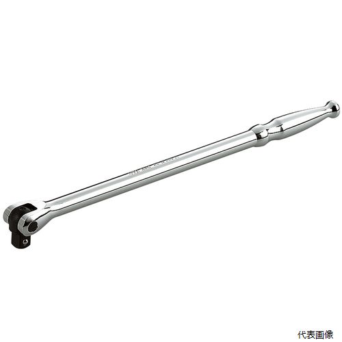 【特長】 ●差込角12.7sq.のスピンナハンドルです。 【仕様】 ●差込角(sq.)：12.7 ●ヘッド部幅(D；mm)：22 ●グリップ径(φmm)：21 ●全長(L；mm)：400 ●重量(g)：700 ●補修部品：BS4E-K 【注...