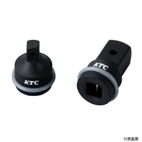 【特長】 ●差込角12.7sq.のインパクトレンチ用アダプタです。 ●ピン・リング付です。 【仕様】 ●差込角凹(sq.)：12.7 ●差込角凸(sq.)：19.0 ●ソケット部外径(D；mm)：28.5 ●全長(L；mm)：50 ●重量(...