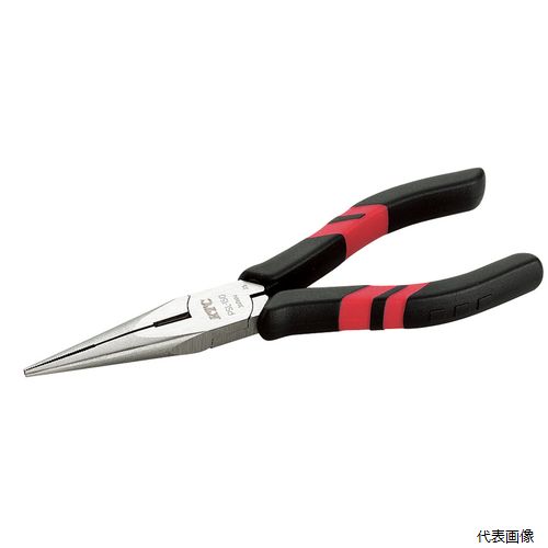 【特長】 ●スタンダードタイプのラジオペンチです。 【仕様】 ●軟線切断能力(mm)：φ2.3 ●硬線切断能力(mm)：φ1.8 ●全長(L；mm)：205 ●寸法l(mm)：70 ●寸法W1(mm)：18 ●寸法W2(mm)：55 ●寸法...