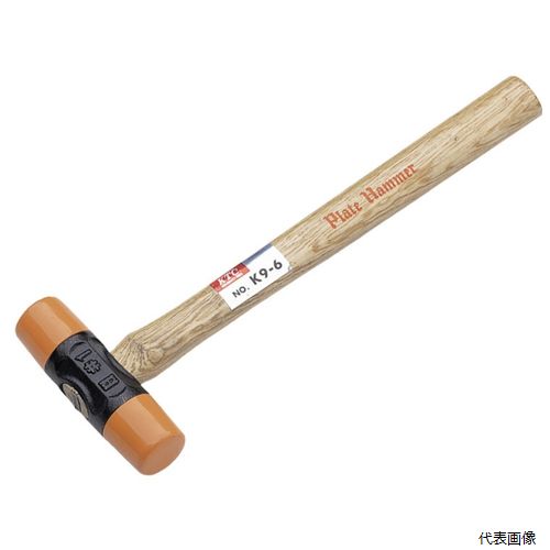 【特長】 ●ヘッド部は樹脂製のハンマです。 【仕様】 ●サイズ(ポンド)：1 ●ヘッド材質：樹脂 ●全長(L；mm)：310 ●ヘッド径(W；mm)：32 ●ヘッドの長さ(H；mm)：110 ●重さ(g)：450 【注意事項】 ※ヘッド部の...