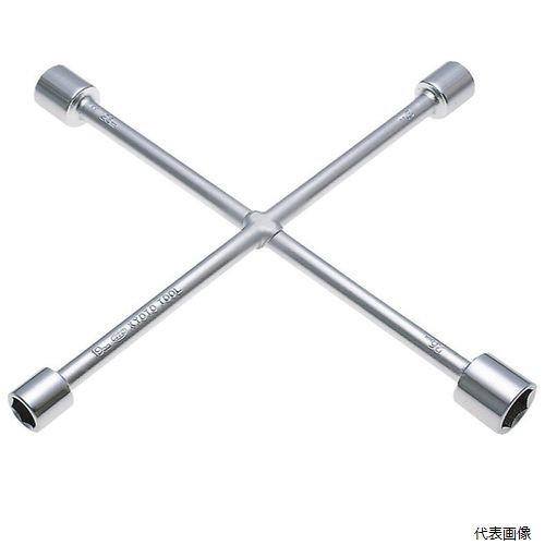 【特長】 ●六角タイプのクロスリムレンチです。 【仕様】 ●六角サイズS1xS2xS3xS4(mm)：17x19x21x23 ●寸法D1xD2xD3xD4(mm)：25x29x31x33 ●全長(L；mm)：400 ●重さ(kg)：1.5 ...