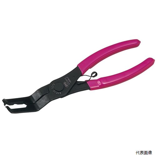 【特長】 ●クリップのロックピンの引抜き(ロック解除)が容易に行えます。 ●ロックピンを引抜いた後、クリップ本体の引抜きも可能です。 ●クリップをボディに装着時、クリップ軸部の縮め・挿入が容易に行えます。 ●クリップに傷を付けにくい先端形状...