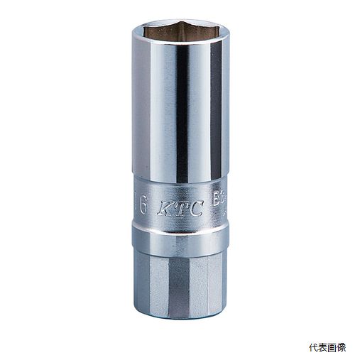 【特長】 ●プラグレンチと一目で分かる新デザインを採用しています。 ●スパークプラグが落下しないマグネット付です。 【仕様】 ●差込角(sq.)：9.5 ●六角サイズ(S；mm)：18 ●ソケット部外径(D；mm)：23.5 ●全長(L；m...