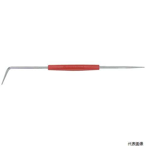 【特長】 ●刃先はクロームバナジュームアロイスチール。 ●クロームメッキ仕上げ。 ●グリップはナイロン製。 【仕様】 ●全長(mm)：220 ●軸径(mm)：3.5 ●グリップ径(mm)：9.5 ●質量(g)：16 【入数】 ●1本 他のサ...