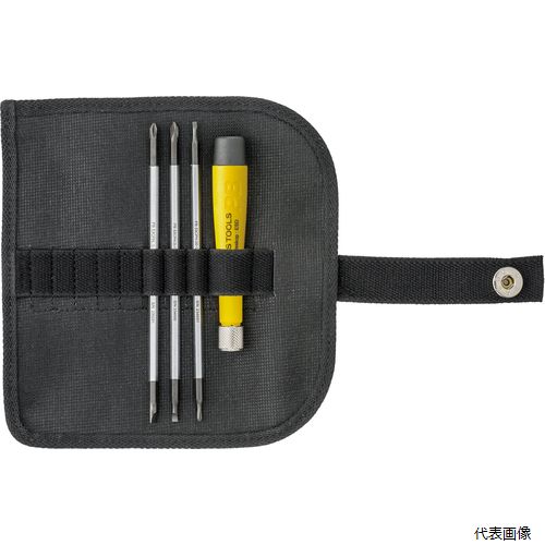 【特長】 ●弱電関連での作業に最適なESDタイプです。 ●静電放電(ESD)：静電気の帯電または放電が危険または損傷をもたらす可能性のある作業現場全般に適しています。 ●ESDツールグリップは静電気の安全な放電を保証します。 ●ロールケース...